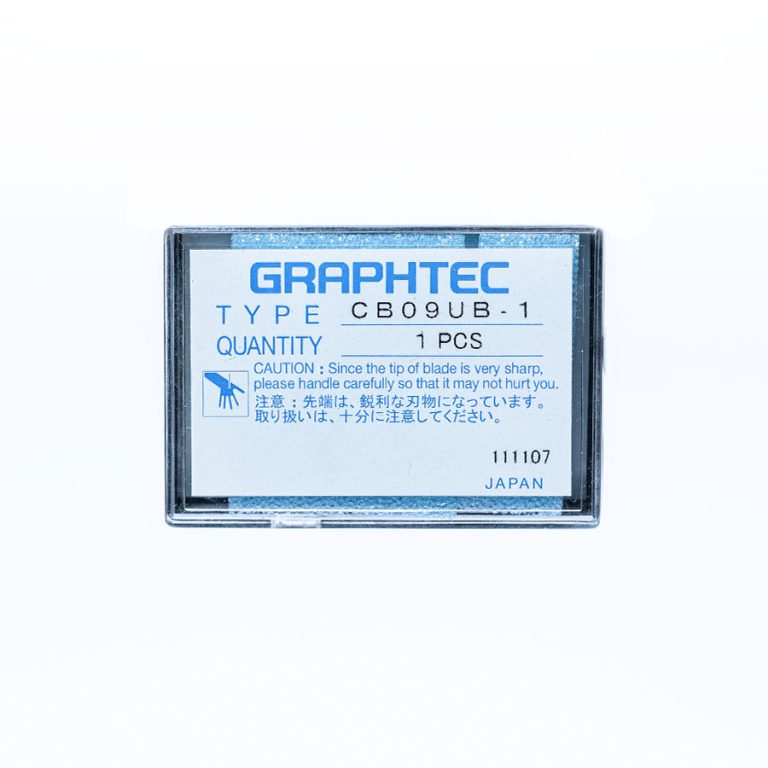 Navaja Super Acero CB09-E Graphtec Original de .09 larga duración - Tienda Plasti-Mundo